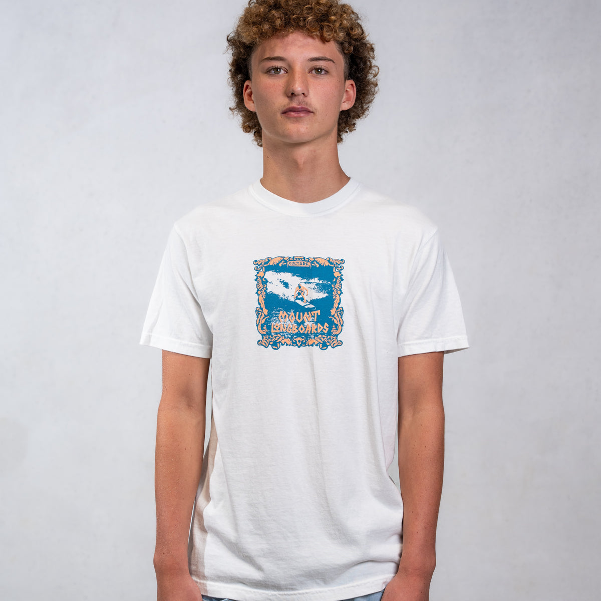 70s Surf Print Tee – Mount Longboards