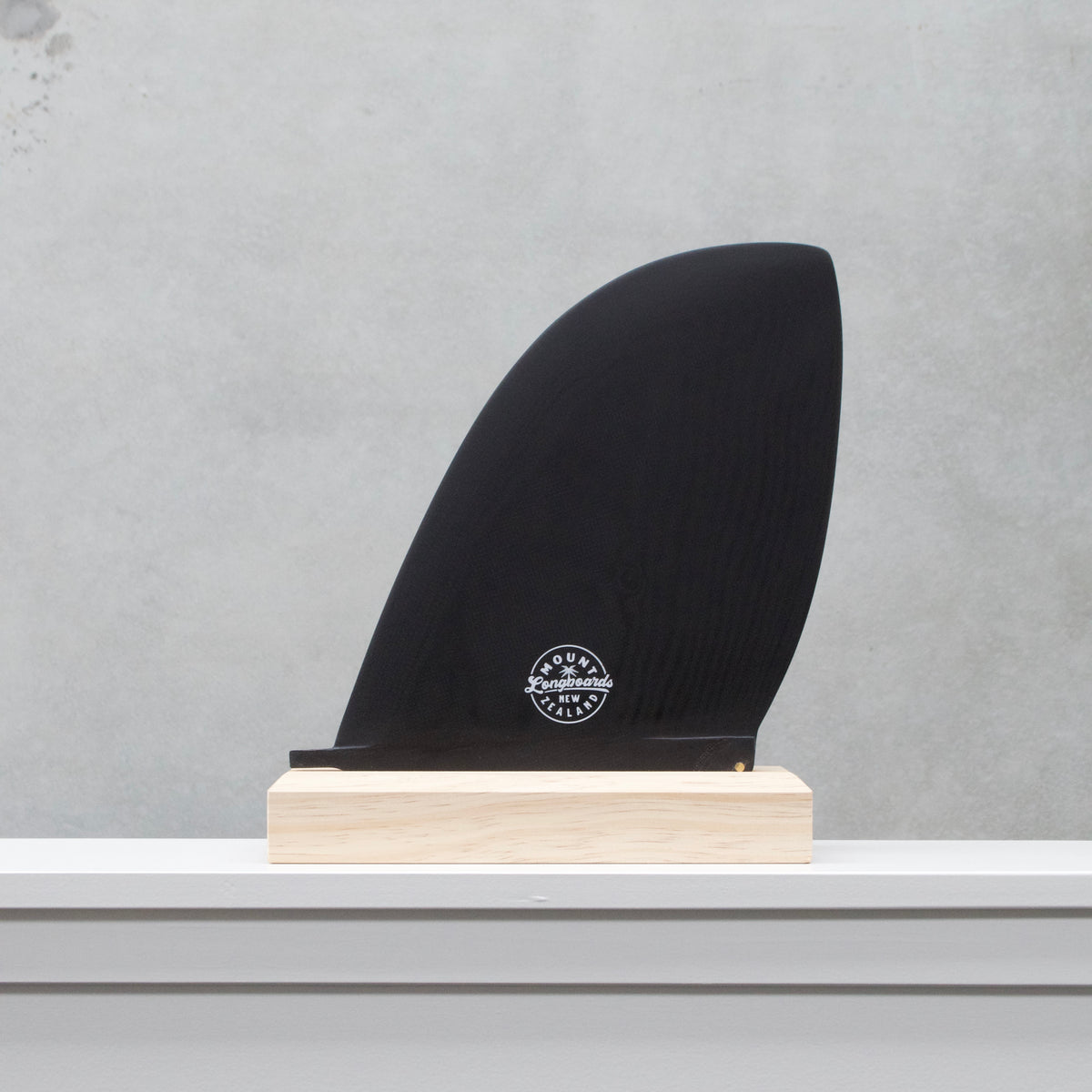 1965 Big Fat Longboard D Fin - Kona Black – Mount Longboards